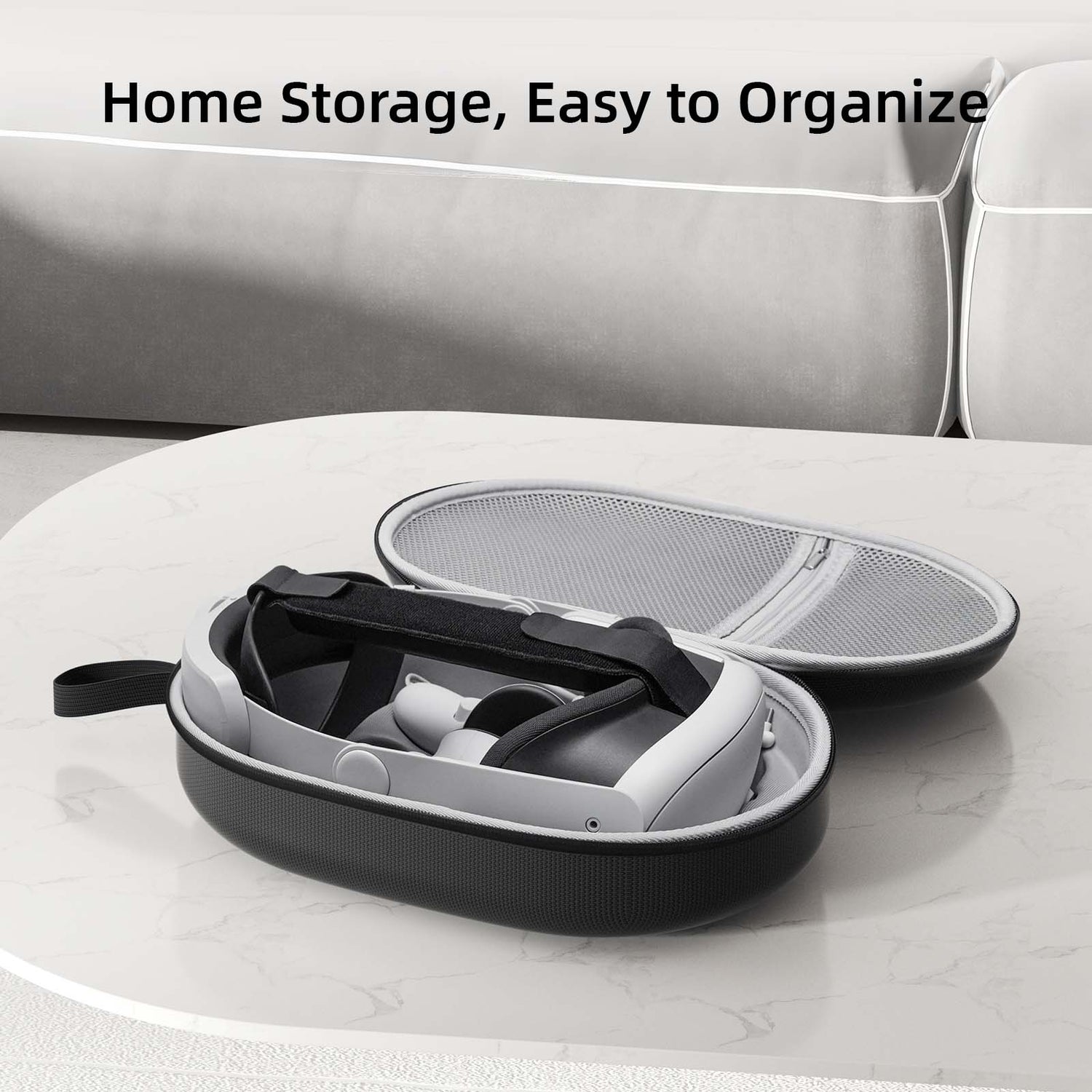 ANNAPRO Meta Oculus Quest 3 Leather Carrying Case,Meta Quest 3 Case